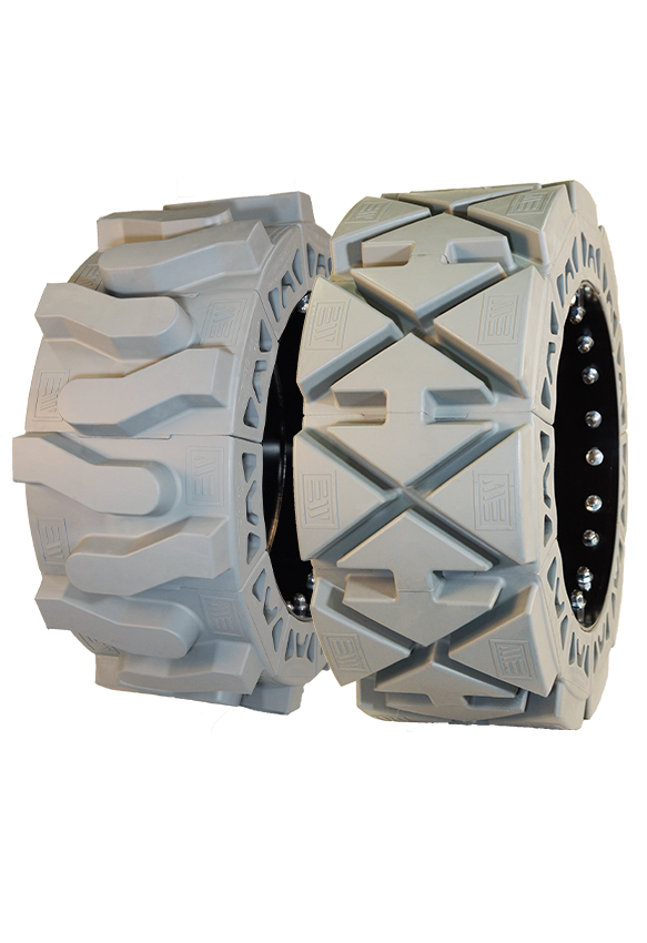 Evolution Wheel - Non Marking Bobcat Solid Flex Tires